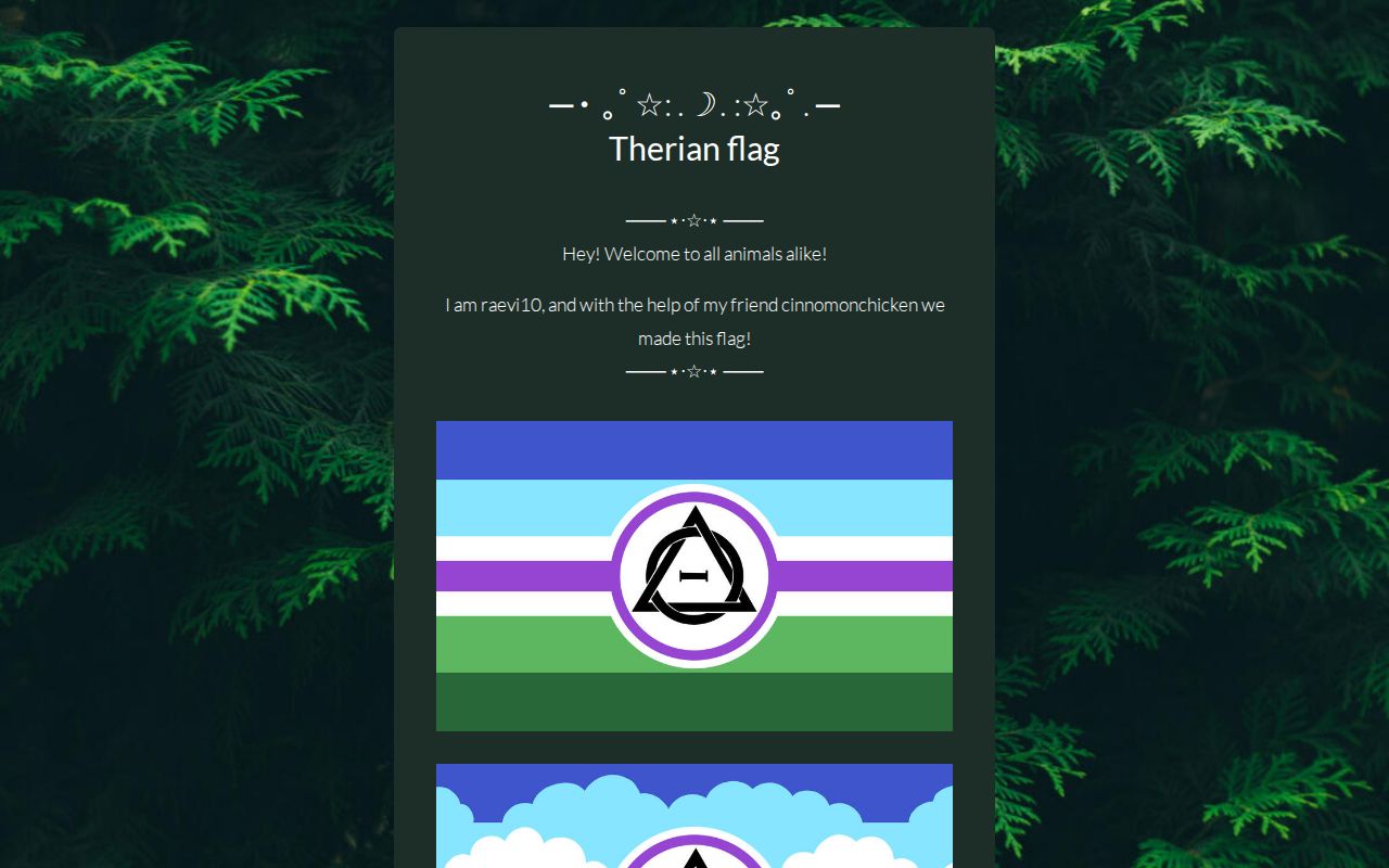 Therian flag info